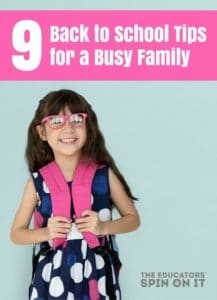 9 Must Read Back to School Tips for a Busy Family