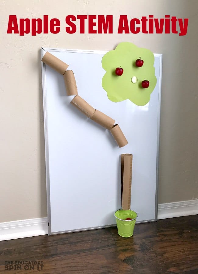 Apple STEM Activity For Preschoolers