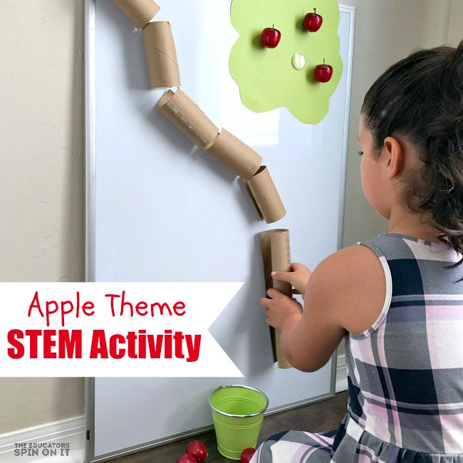 Apple STEM Activity for Preschoolers