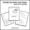 Printable Easy Reader Book About Shapes Inspired by Click Clack Moo