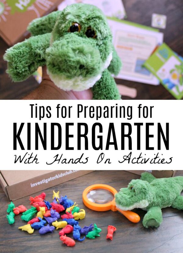 Preparing for Kindergarten with Hands On Activities