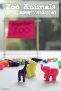 Zoo Animal Counting Activity for Preschool