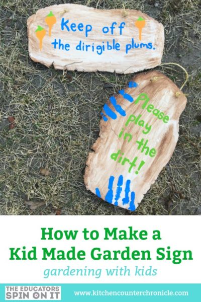 How to Make Kid Made Garden Signs