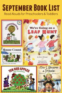 September Read Aloud Books for Preschoolers and Toddlers