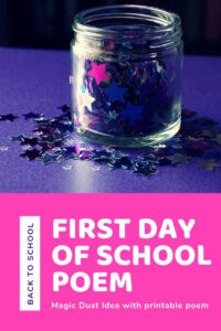 Create Your Own Magic Dust for Your Child's First Day of School