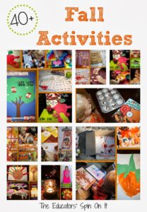 100+ Adorable Fall Activities for Kids - The Educators' Spin On It