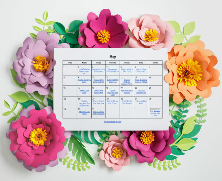 May Activities for Kids After School {Free Activity Calendar} - The ...