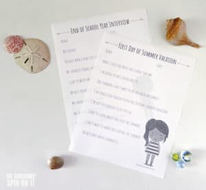 First Day of Summer Vacation Interview for Kids - The Educators' Spin On It