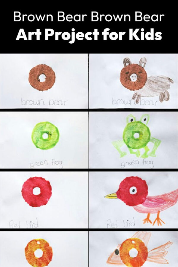 Brown Bear Brown Bear Inspired DIY Pool Noodle Animal Stamping Book ...