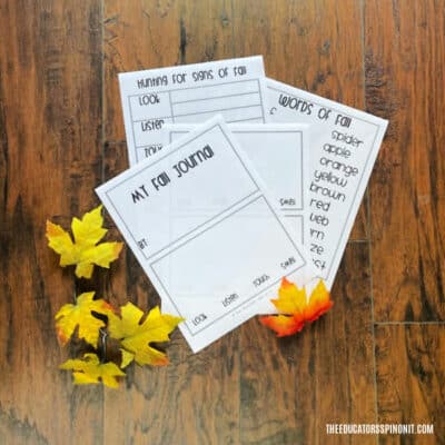 Printable Fall Journal for Kids - The Educators' Spin On It
