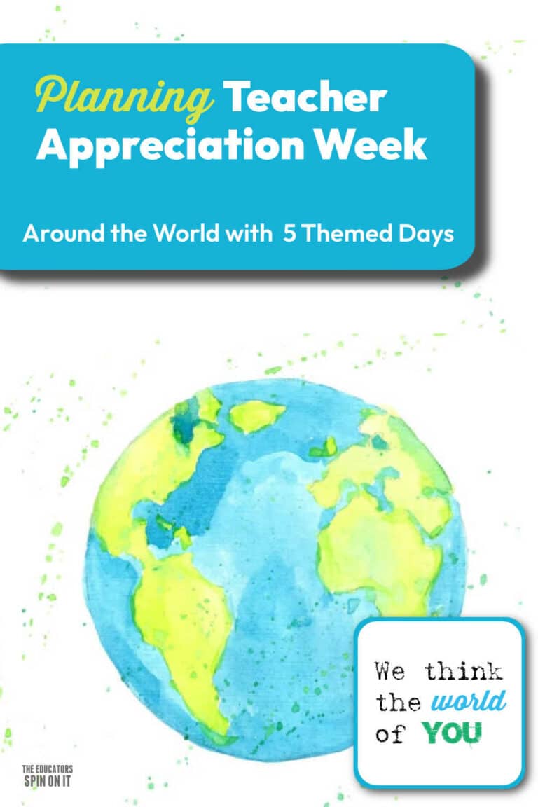 Planning Teacher Appreciation Week Celebrations: We Think the World of You