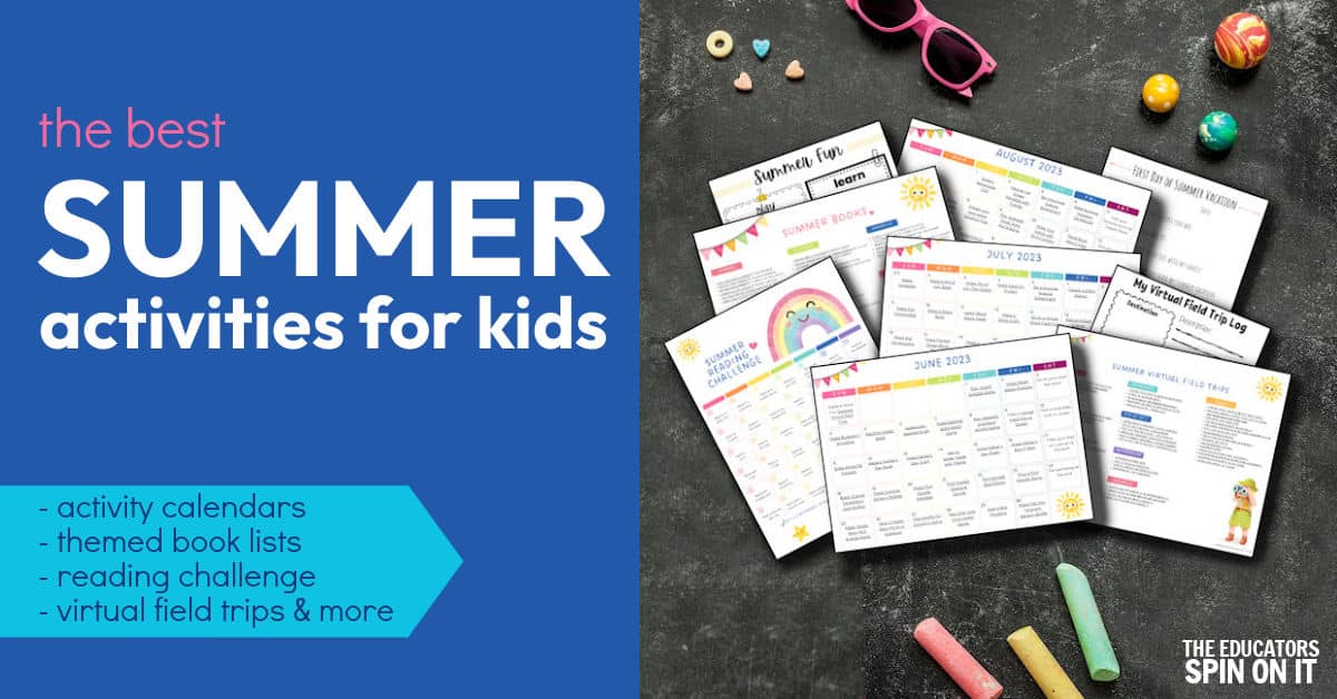 Summer Activity Calendar Bundle - The Educators' Spin On It