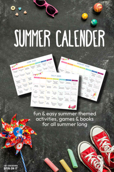 Summer Activity Calendar Bundle - The Educators' Spin On It