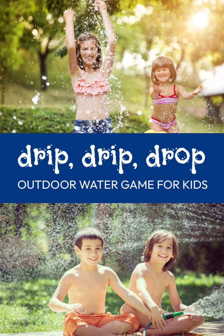 Drip, Drip, Drop | Outdoor Water Game for Kids - The Educators' Spin On It