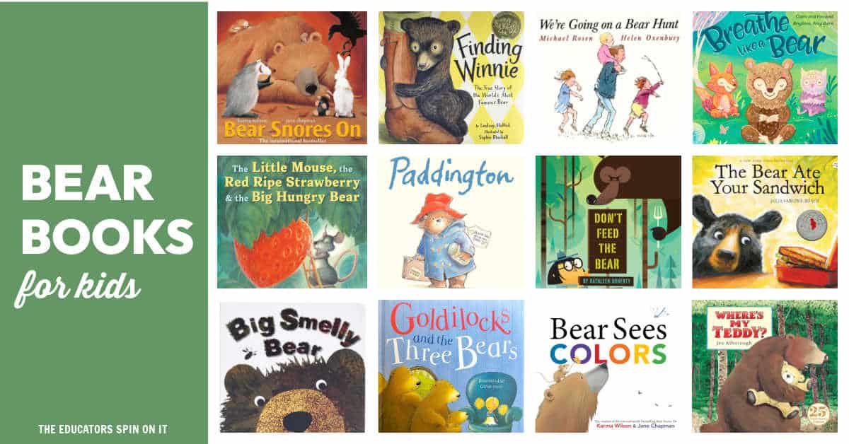 The Best Bear Books for Kids (includes Read Alouds) - The Educators ...