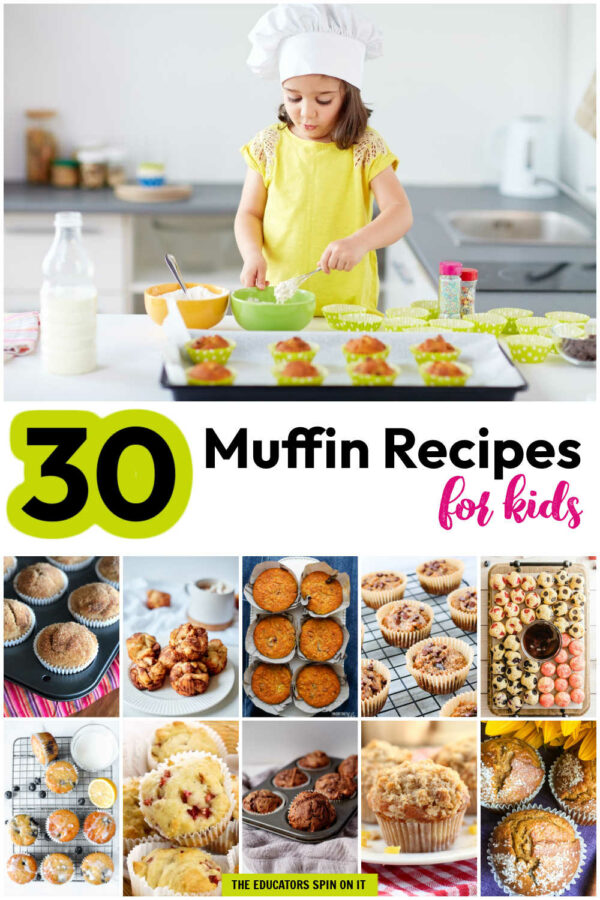 Easy Muffin Recipes for Kids to Make - The Educators' Spin On It