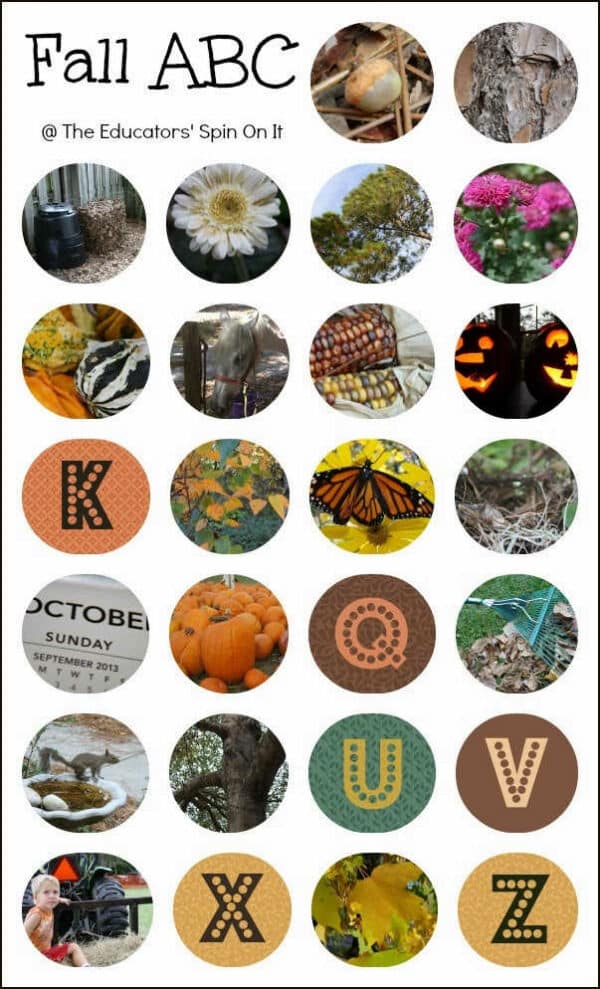 Fall ABC Poster to Teach Beginning Sounds in Words - The Educators ...