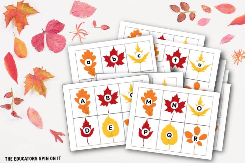 Fall Leaves Alphabet Printable - The Educators' Spin On It