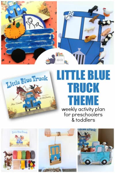 How to Make a Little Blue Truck Craft for Kids Story Play