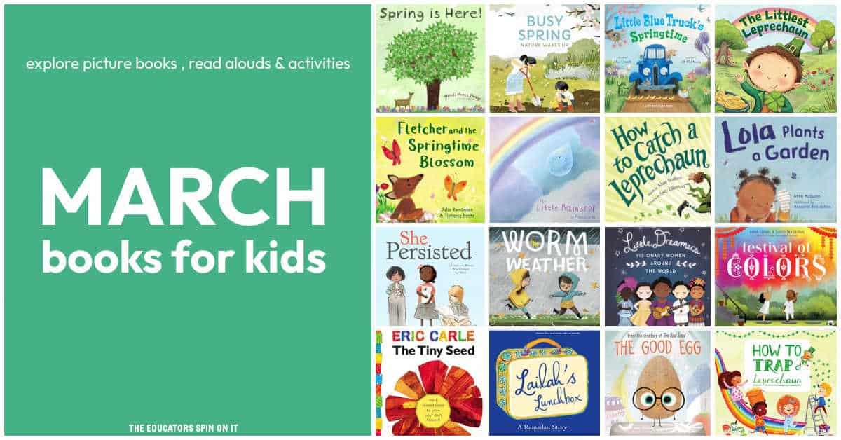 March Book List and Themes for the Virtual Book Club for Kids