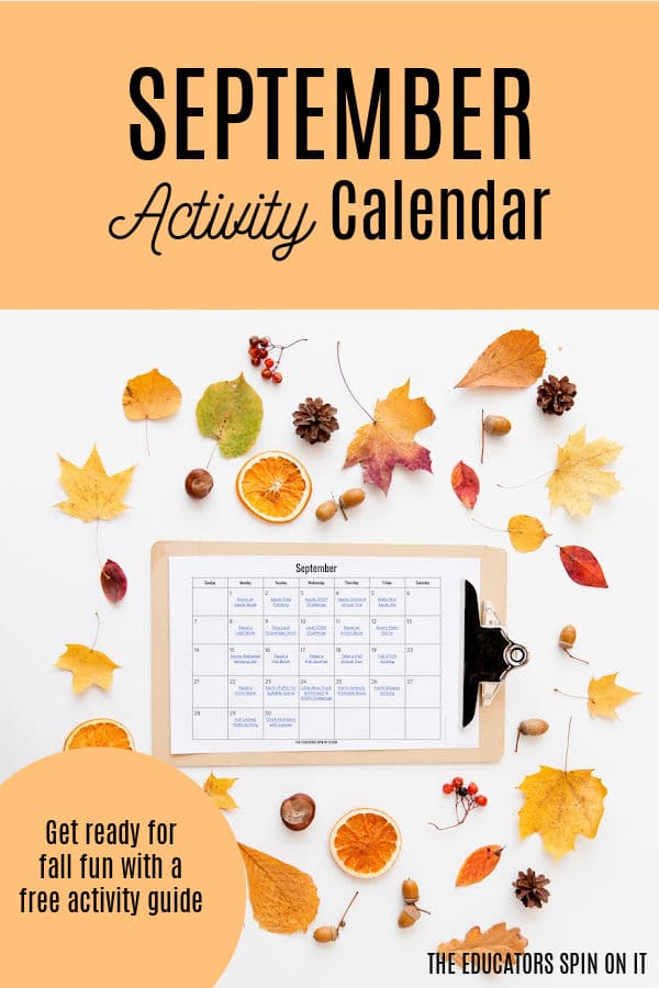 September Calendar - The Educators' Spin On It