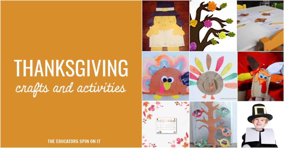 40+ Thanksgiving Activities for School Aged Kids