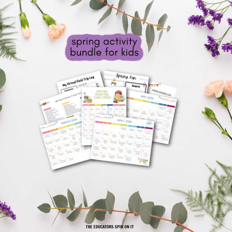 Spring Activity Bundle for Kids - The Educators' Spin On It