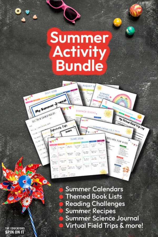 Summer Activity Calendar Bundle - The Educators' Spin On It